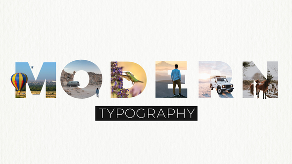 Modern Typo by coloramatv | VideoHive