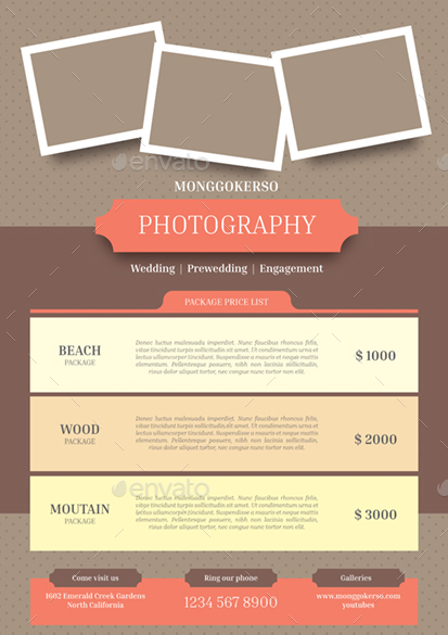 Photography, Print Templates | GraphicRiver