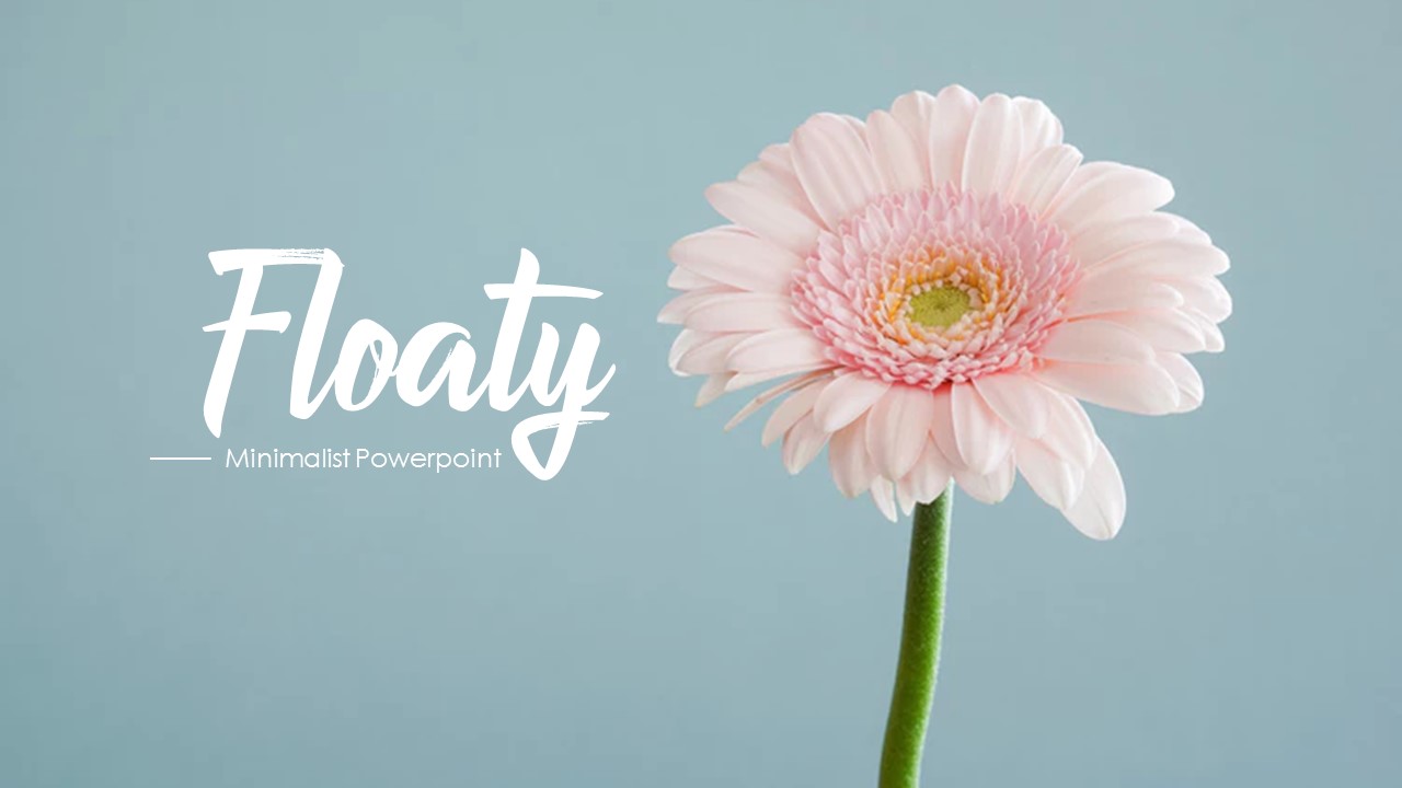 Floaty- Minimalist Presentation Template, Presentation Templates ...