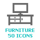 Furniture Mini Icon, Icons | GraphicRiver