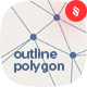 Outline Polygon with Connected Dots Seamless Patterns, Graphics ...
