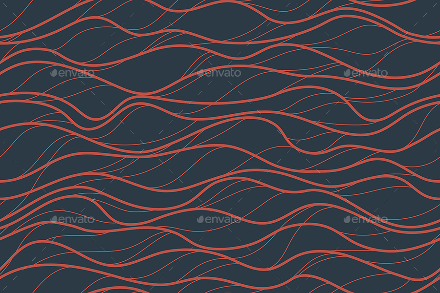 Wavy Stripes Seamless Patterns / Backgrounds, Graphics | GraphicRiver