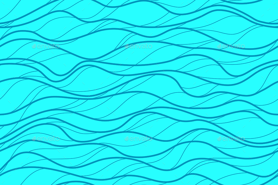 Wavy Stripes Seamless Patterns / Backgrounds, Graphics | GraphicRiver