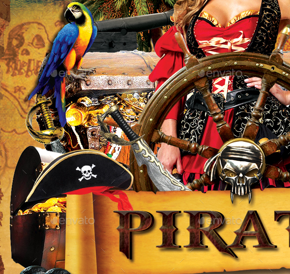 Pirate Flyer, Print Templates | GraphicRiver