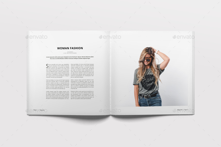 Square Magazine Template, Print Templates | GraphicRiver
