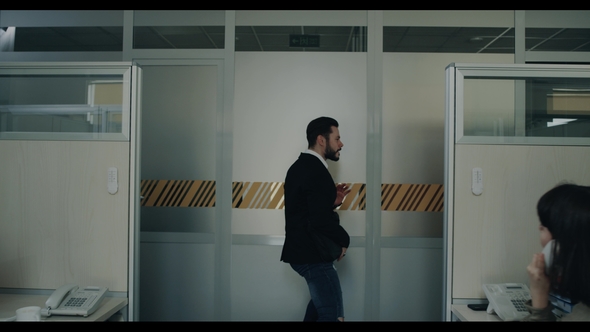 Office Men Coming at Work Dancing , All His Colleagues Encourage Him ...