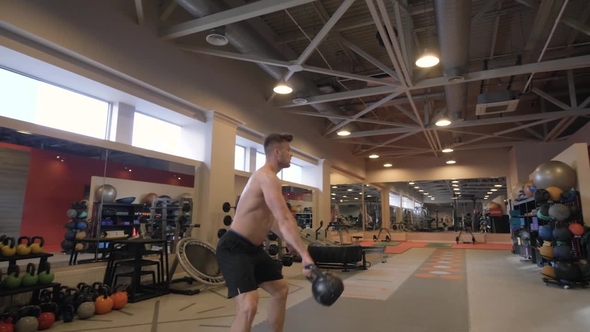 Bodybuilder Lifting Weight for Muscle Training. Powerlifting Concept ...