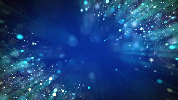 Light Blue Particles Background, Motion Graphics | VideoHive