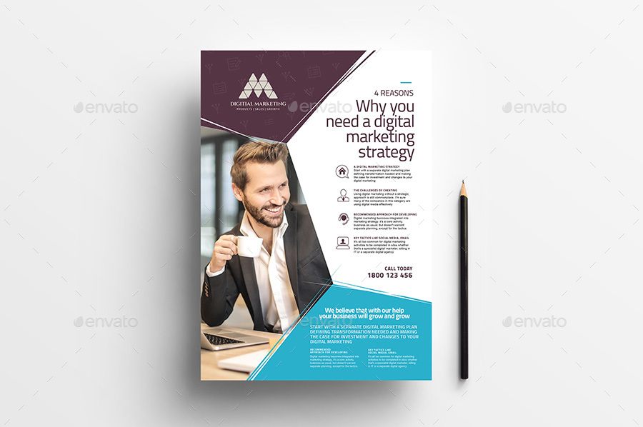 Digital Marketing Poster/Advertisement Templates, Print Templates ...