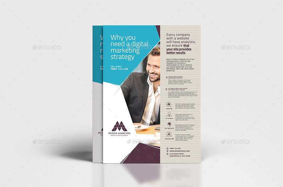 Digital Marketing Poster/Advertisement Templates, Print Templates ...