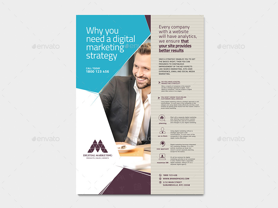 Digital Marketing Poster/Advertisement Templates, Print Templates ...