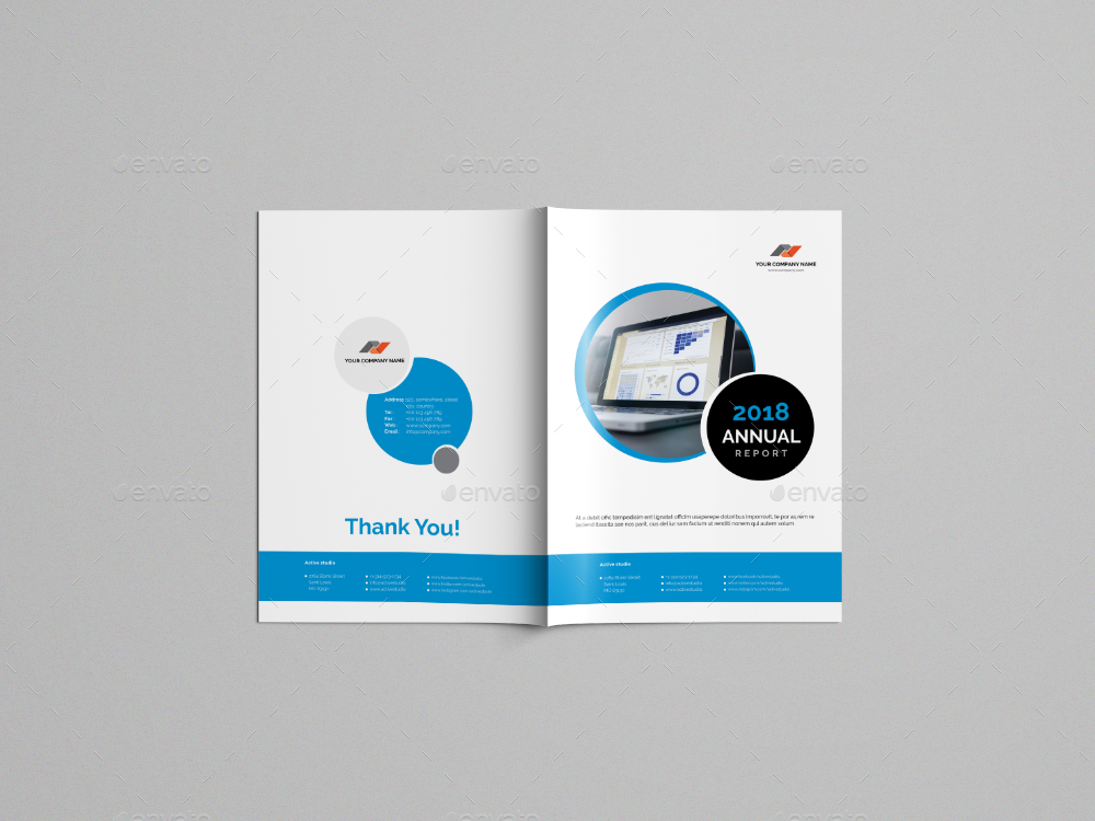 Annual Report, Print Templates | GraphicRiver