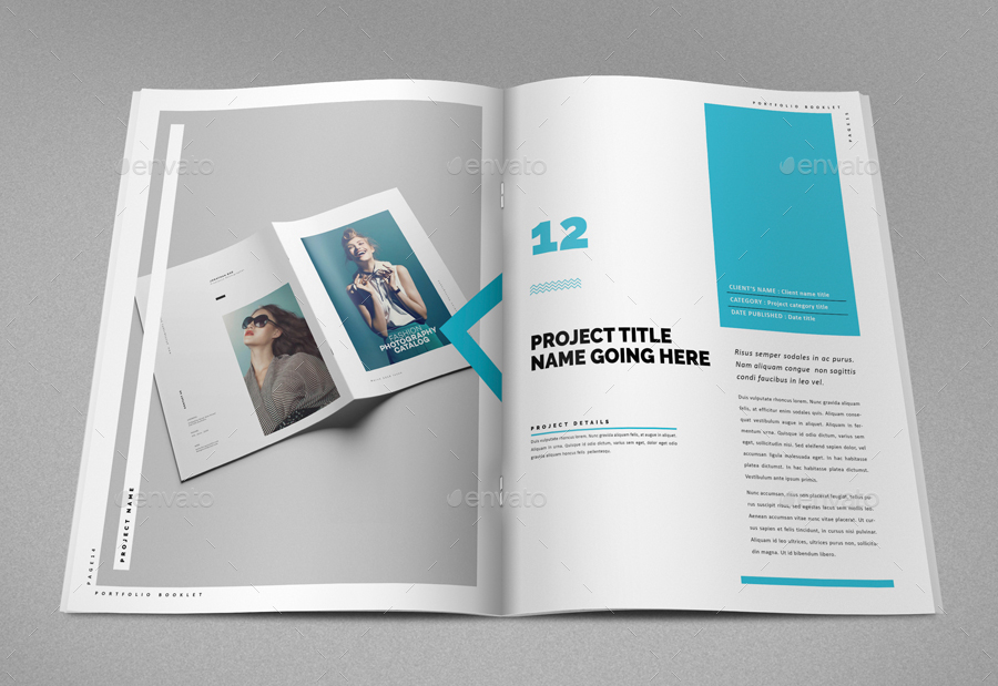 Portfolio Booklet, Print Templates | GraphicRiver