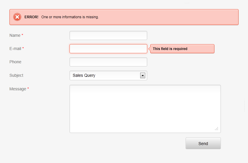 CSS Contact Form by eucalyptuss | CodeCanyon