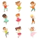 Kids Dancing Set by Top_Vectors | GraphicRiver