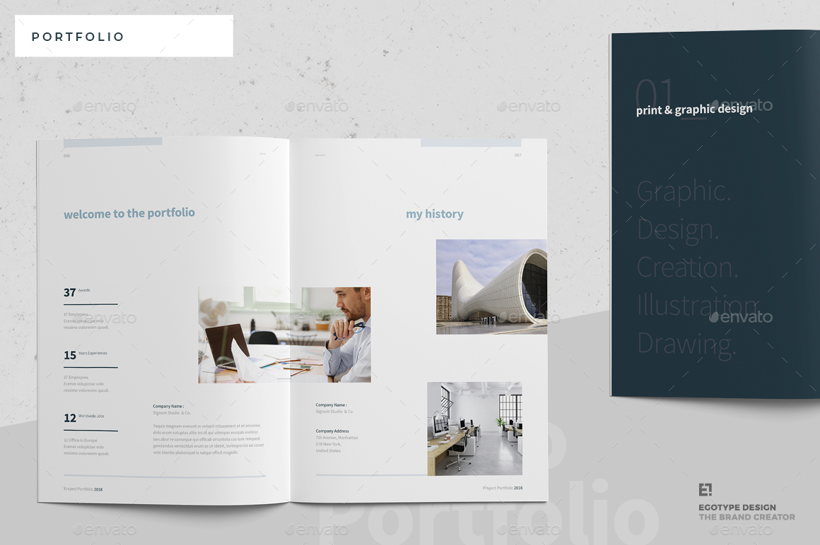 Portfolio, Print Templates | GraphicRiver