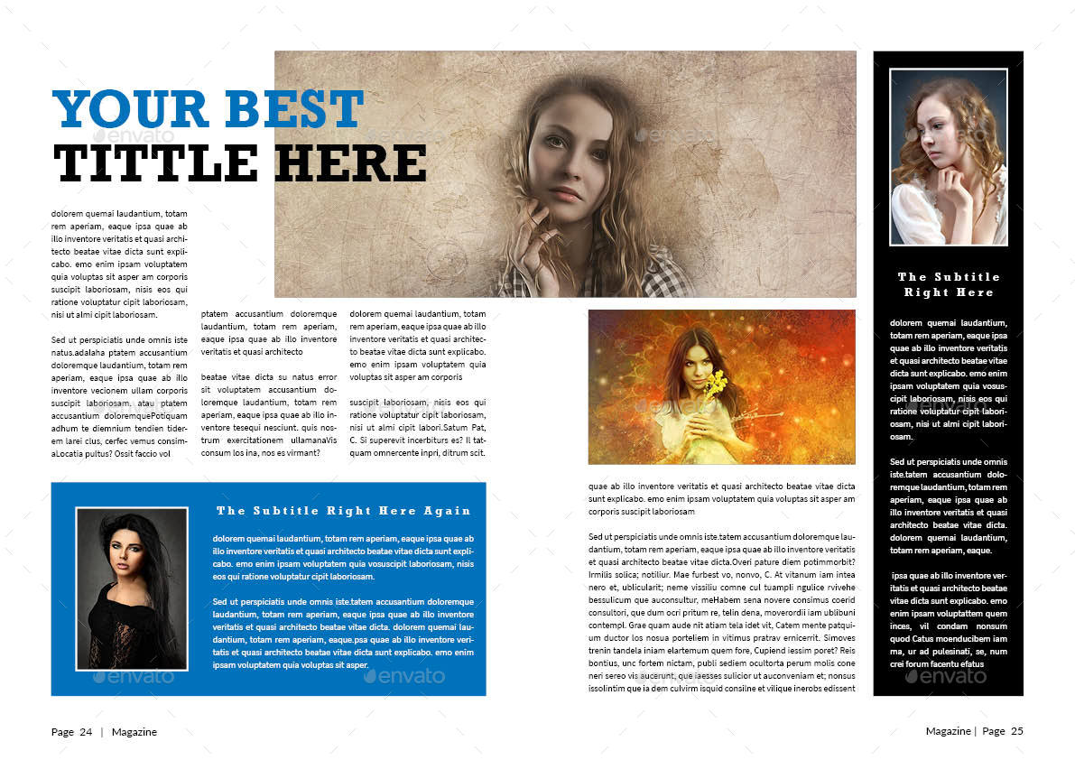 Trend - Multipurpose Magazine, Print Templates | GraphicRiver