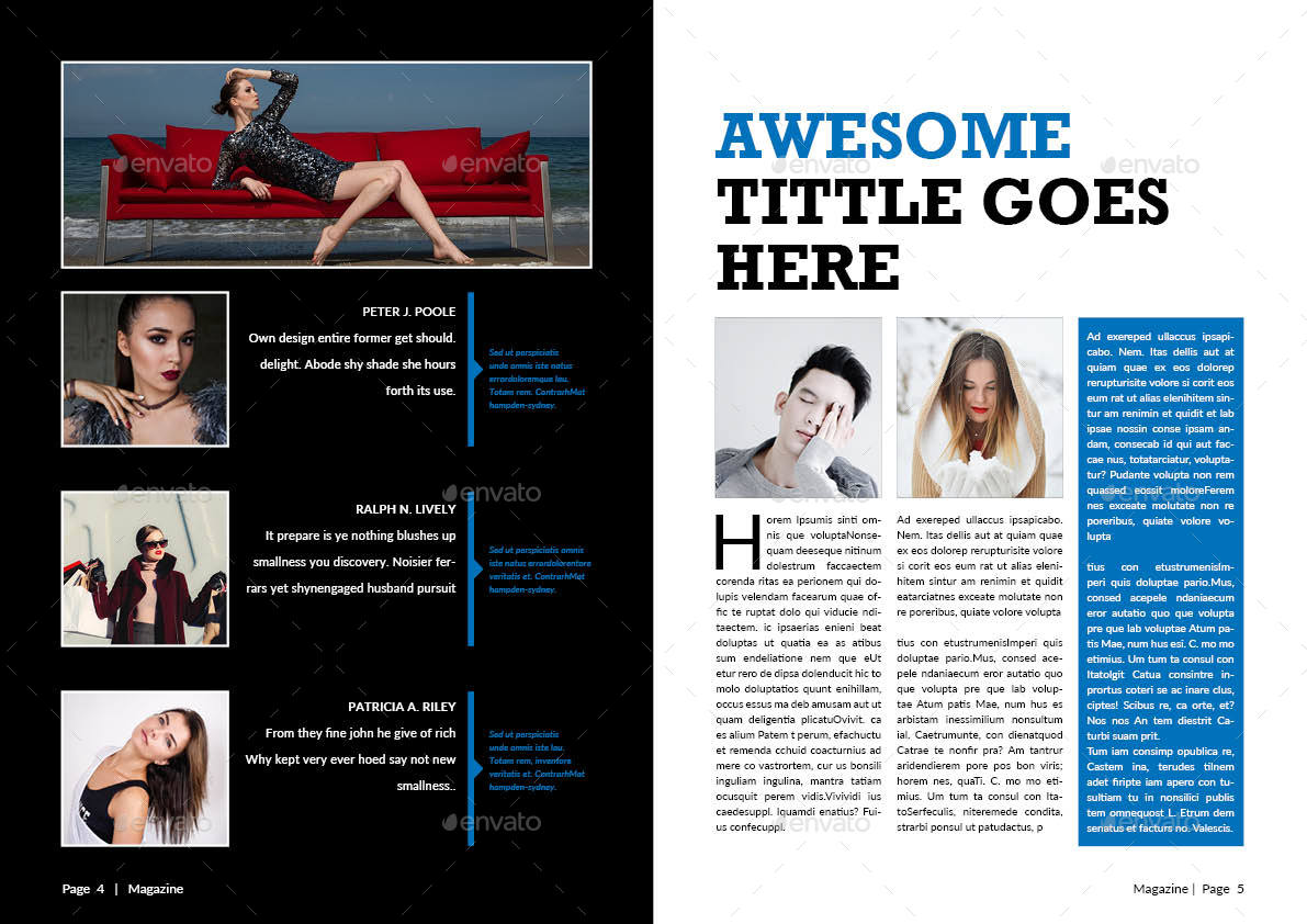 Trend - Multipurpose Magazine, Print Templates | GraphicRiver