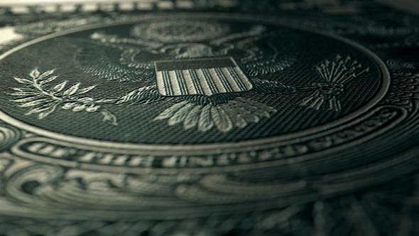 4K 1 Dollar Bill Reverse Close Up Macro Detail 6, Motion Graphics ...