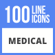 101 Medical General Filled Line Icons, Icons | GraphicRiver