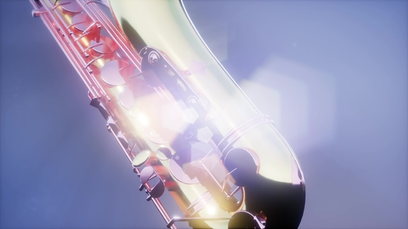 Golden Tenor Saxophone, Motion Graphics | VideoHive