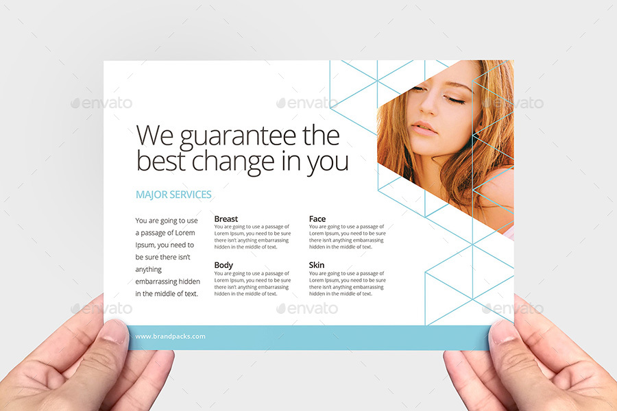 Cosmetic Flyer Template, Print Templates | GraphicRiver