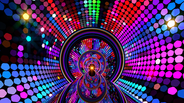 Colorful Tunnel, Motion Graphics | VideoHive