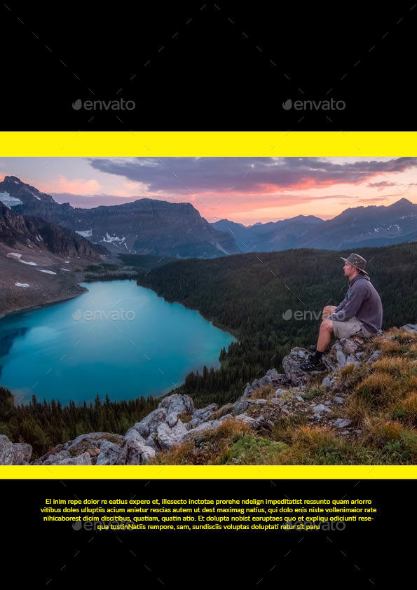 Adventure Magazine, Print Templates | GraphicRiver