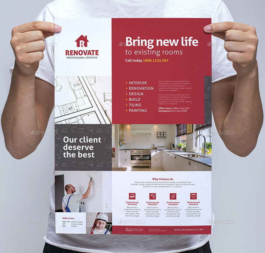 Tradesman Poster Template, Print Templates | GraphicRiver