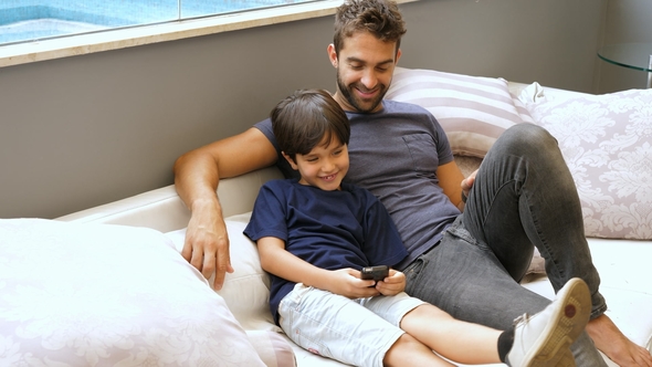 Dad and Boy Bonding, Stock Footage | VideoHive