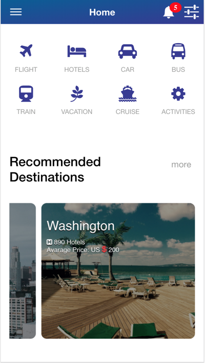 Ionic 3 Travel Agency Booking System Theme App Supports Multi Language ...