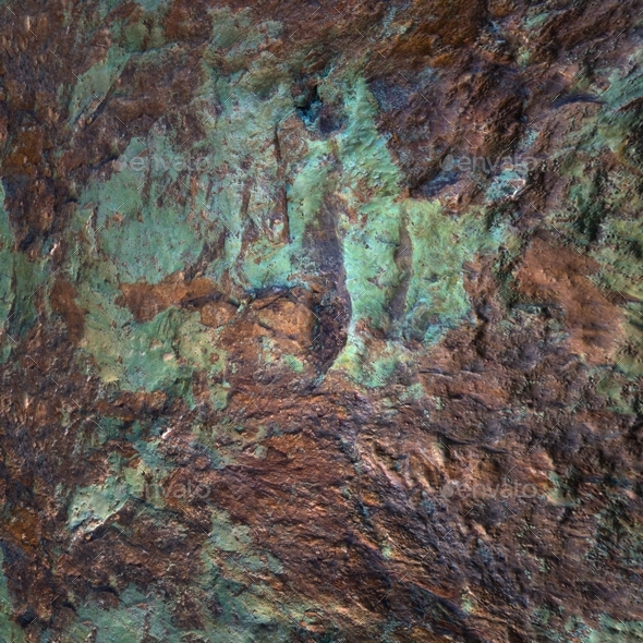 Painted Desert Green Rock Seamless Texture 2 by Lucky_Fingers | 3DOcean