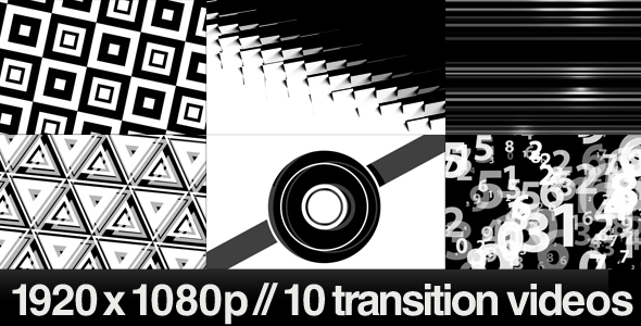 10 HD Transitions Bundle - A, Motion Graphics | VideoHive