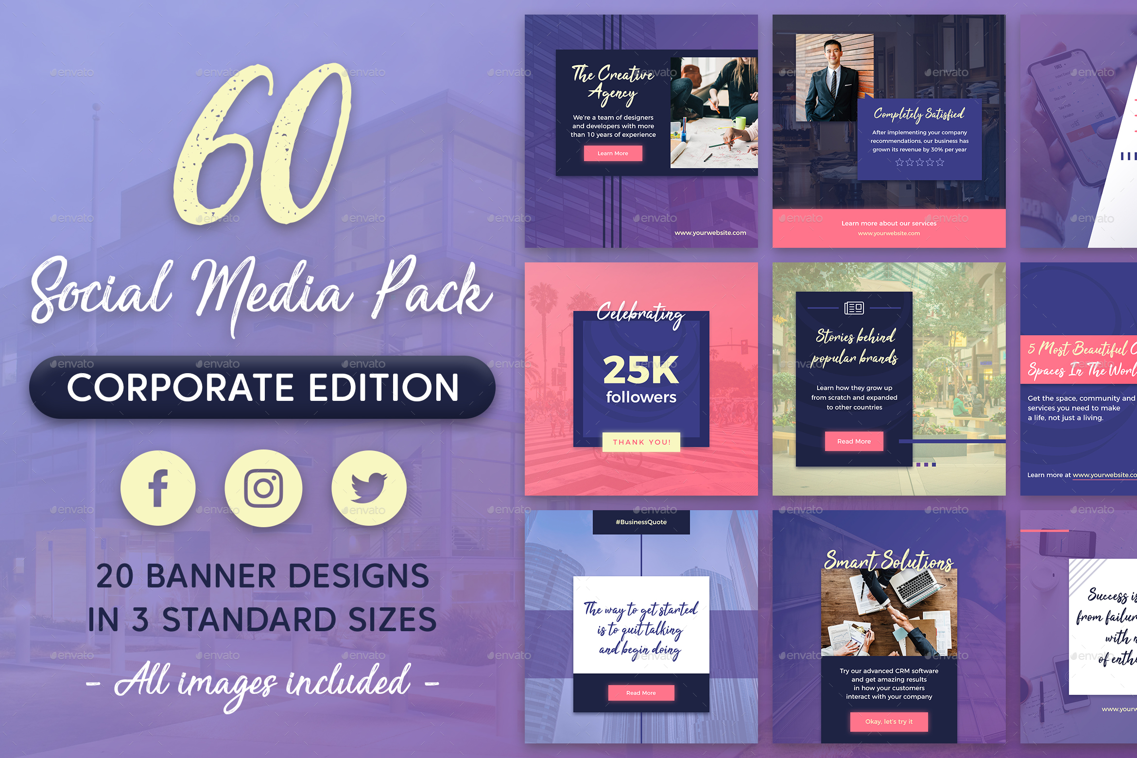 Social Media Kit, Web Elements | GraphicRiver