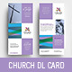 Modern Church DL Rack Card Template, Print Templates | GraphicRiver