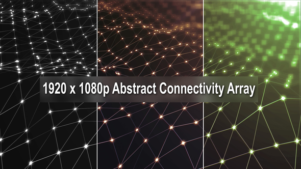 3 Abstract Connectivity Array, Motion Graphics | VideoHive