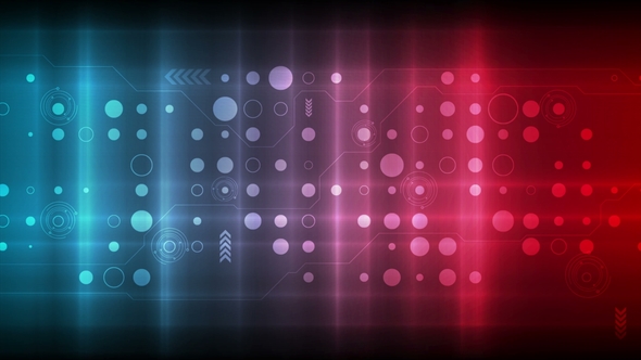 Red and Blue Technology Sci-fi, Motion Graphics | VideoHive