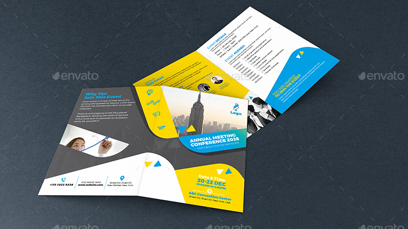Event/Summit/Conference Bifold Brochure, Print Templates | GraphicRiver