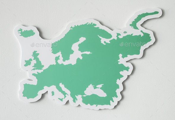 Blank map of Europe and countries Stock Photo by Rawpixel | PhotoDune