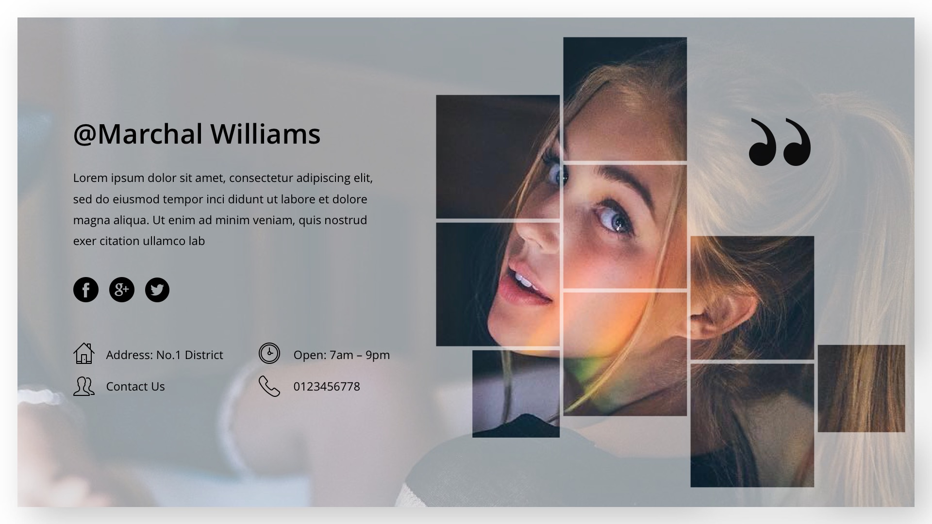 Marvel Creative & Model Google Slide Template, Presentation Templates