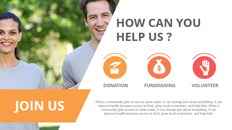 Charity Creative PowerPoint Presentation Template, Presentation Templates