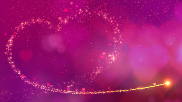 Valentine Heart Particles 01, Motion Graphics | VideoHive