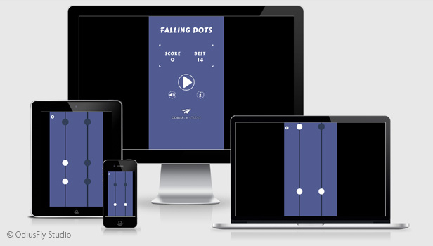 Falling Dots - HTML5 Game by odiusfly | CodeCanyon