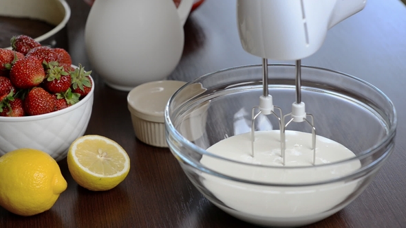 Beat with a Mixer Cream, Stock Footage | VideoHive