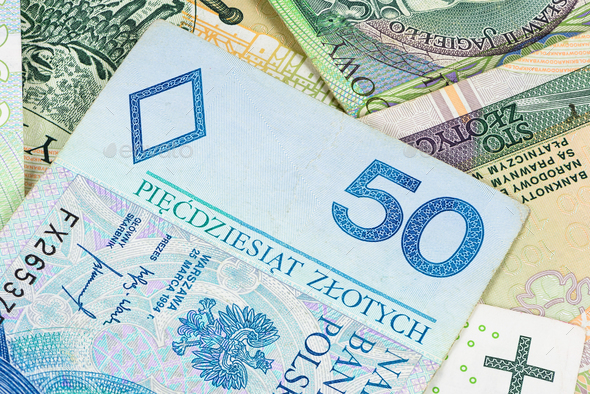 Closeup of 50 pln banknote Stock Photo by mkos83 | PhotoDune