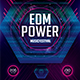 EDM Power Photoshop Flyer/Poster Template, Print Templates | GraphicRiver