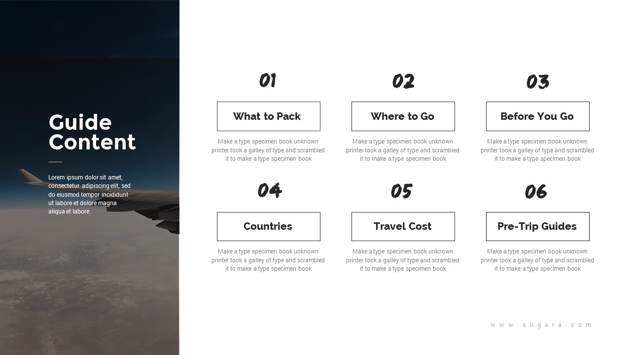 Sugara Travel Guides Powerpoint Template, Presentation Templates ...