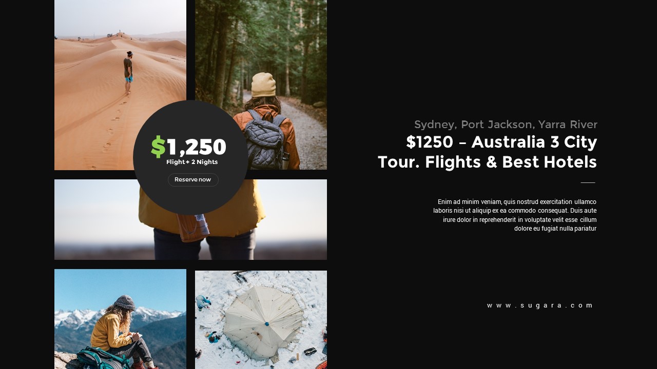 Sugara Travel Guides Powerpoint Template, Presentation Templates ...
