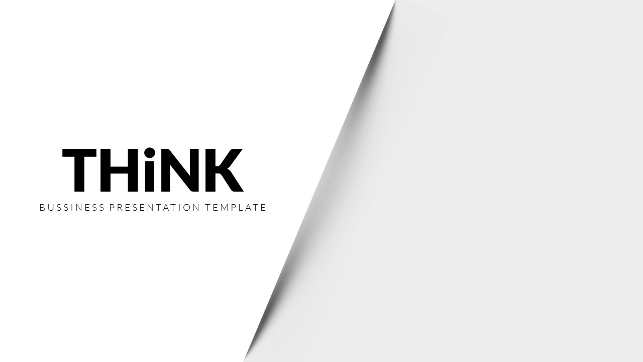 Think - Business Keynote Presentation, Presentation Templates ...