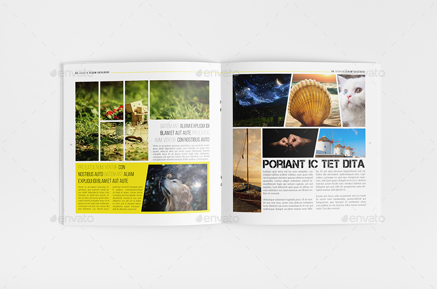 Album Catalogue Template, Print Templates | GraphicRiver